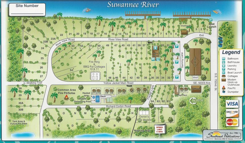 Site Map - Yellow Jacket RV Resort